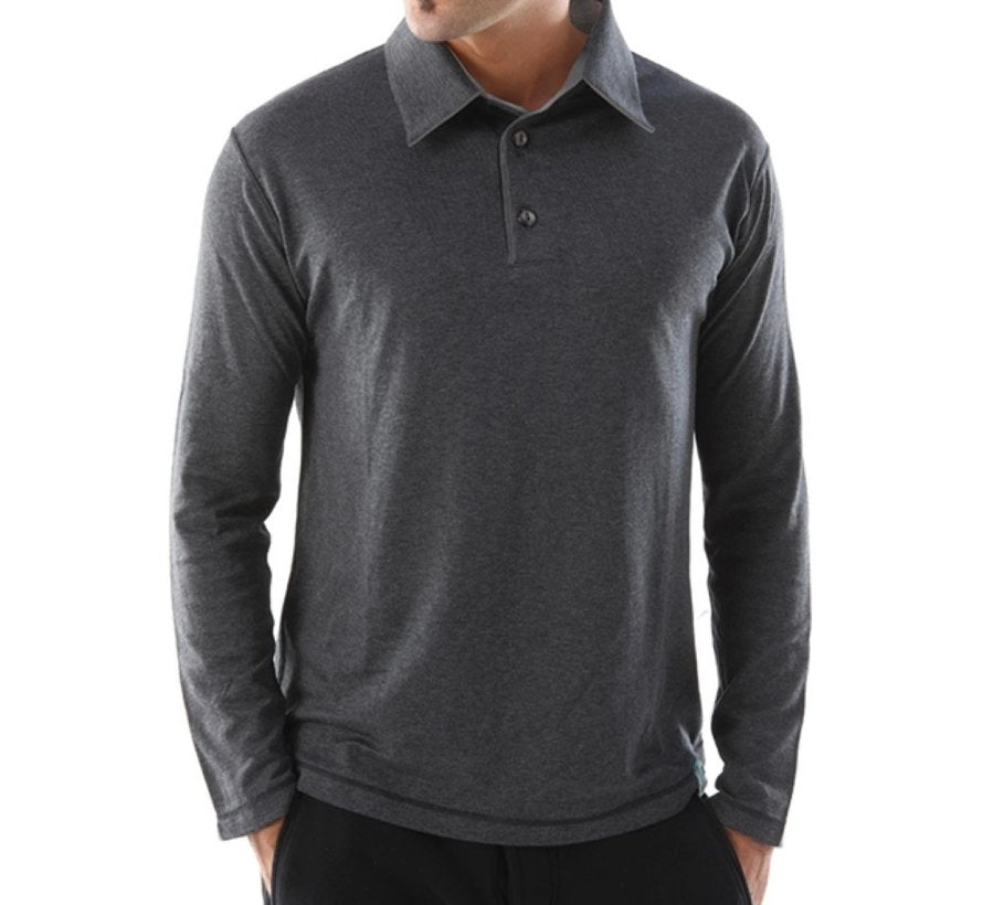 Tepso | Men's Long Sleeved Polo Shirt | Designed for Eczema and ...